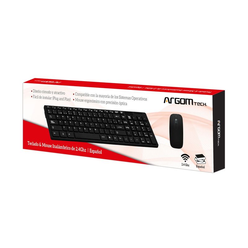 Teclado Gaming Combat Argom Inalámbrico Usb ARG-KB-2056BK |Elektra ...