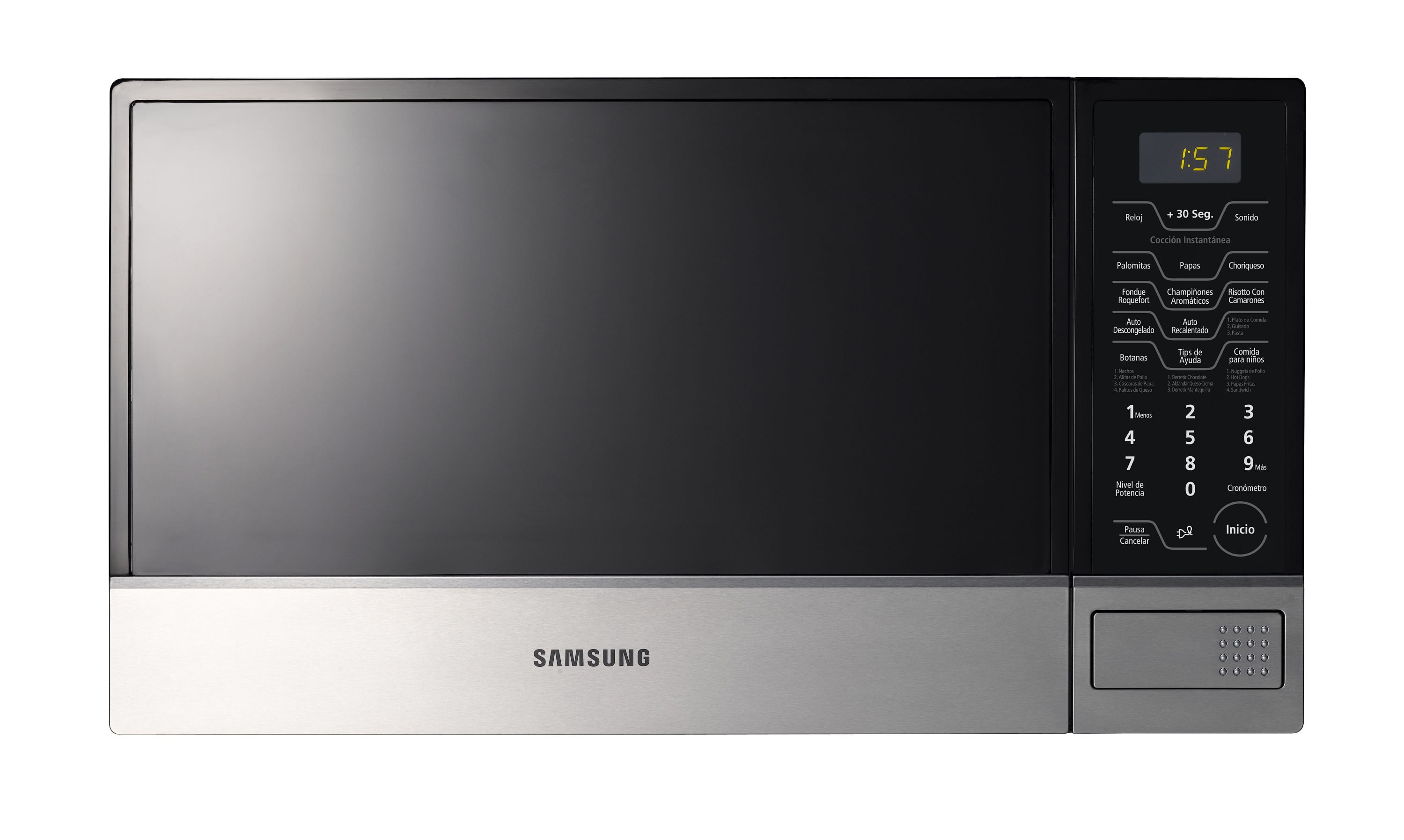 Horno Microondas de 1.1 Pies Samsung AME811CSTXAP - Elektra Guatemala Horno Microondas de 1.1 Pies Samsung AME811CSTXAP - Elektra Guatemala
