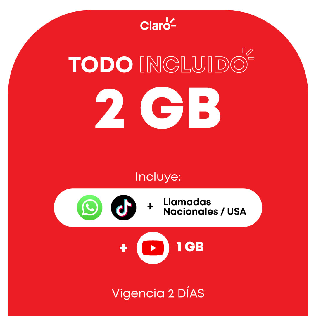 Todo Incluido Claro Q.15 - Elektra Guatemala