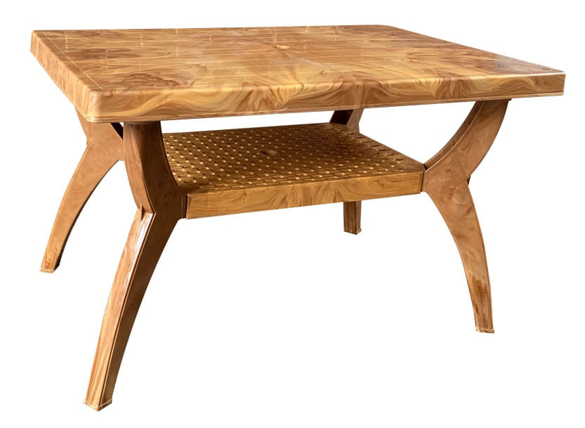 Mesa Rectangular 6 Personas Madera Sandalo - Elektra Guatemala