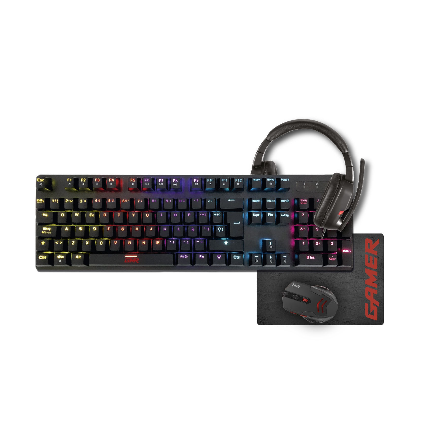 Kit Gaming De 4 Piezas CMB01 - Elektra Guatemala