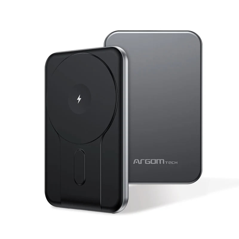 Power Bank Magnetica Argom MS5 Plateado - Elektra Guatemala
