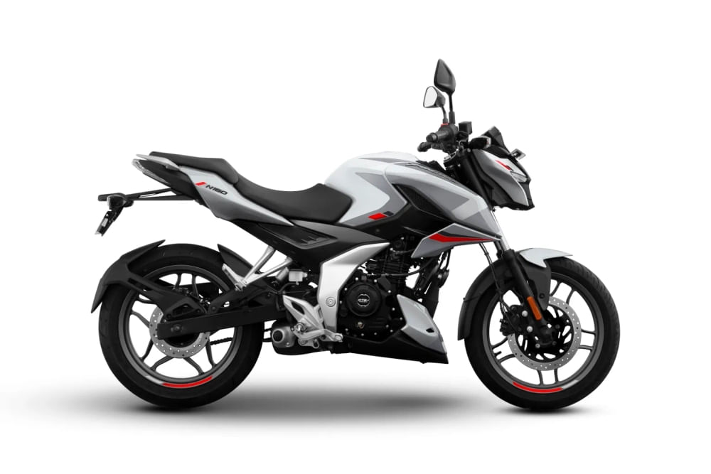 Pulsar 160N 2026 Blanco Con Franjas Multicolor - Elektra Guatemala