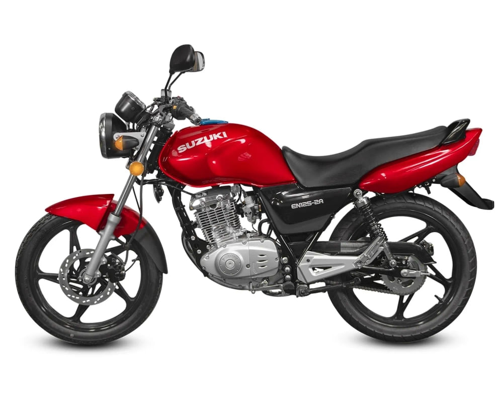Suzuki EN 125 2A Roja 2026 - Elektra Guatemala